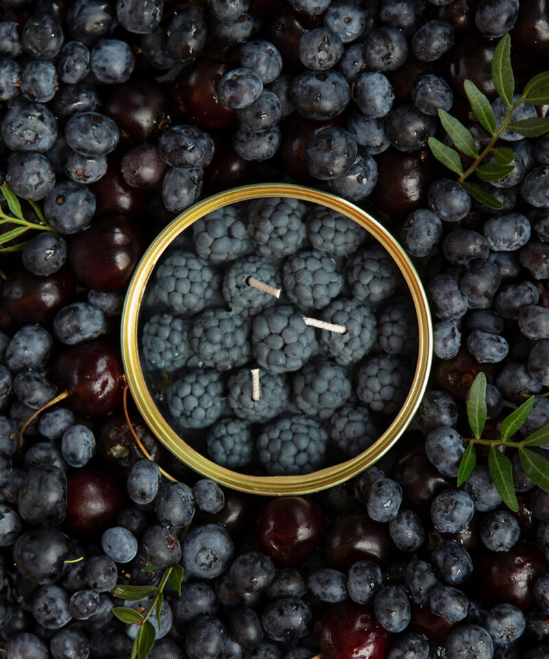 Tangerines Shaped, Tangerines Scent, Natural Wax Candle - CandleCan